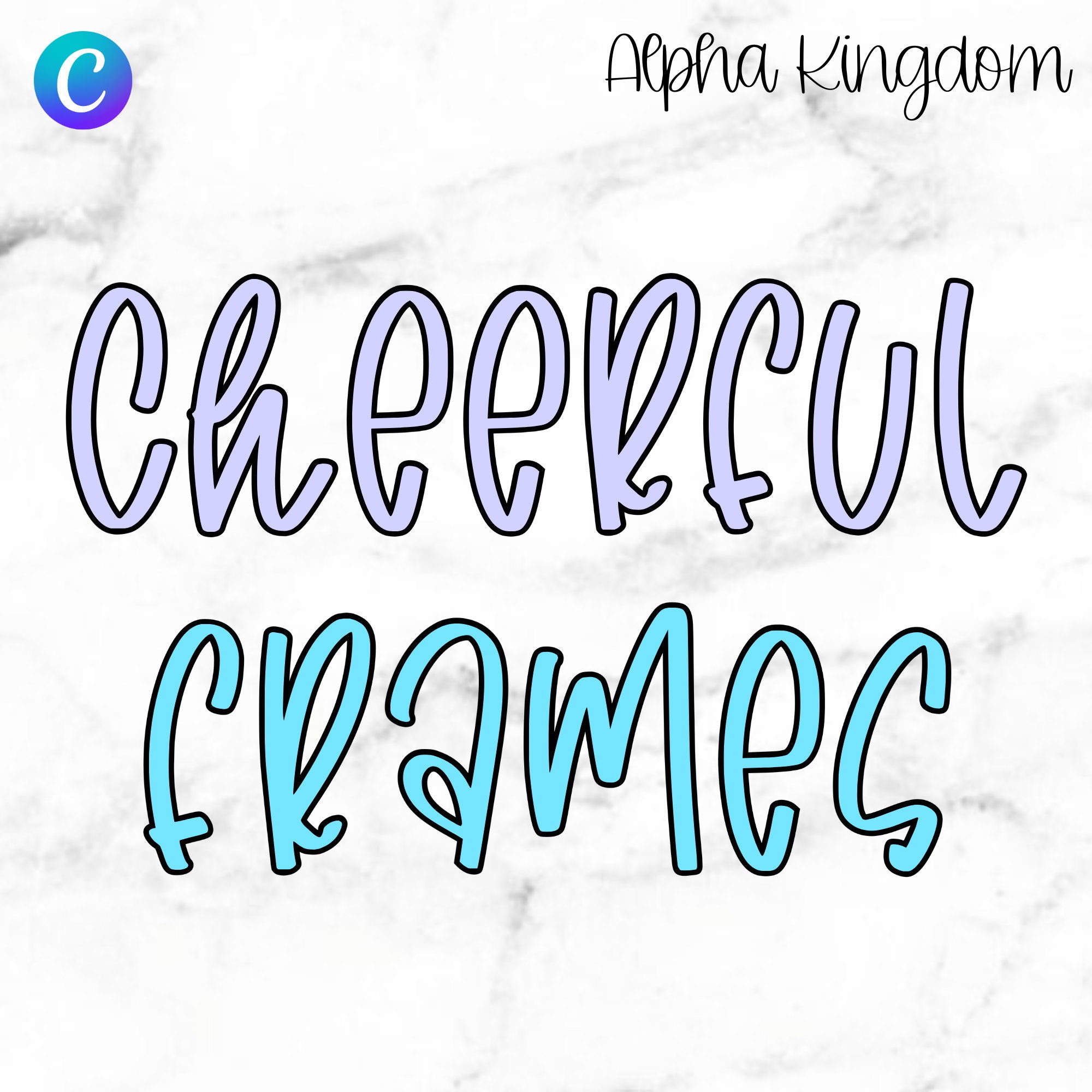 Canva Frame Letters, Drag and Drop Template, Cheerful Letters, Alphabet ...