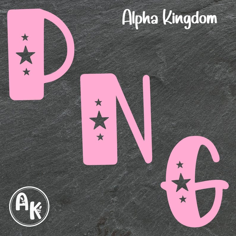 PNG Letters, USA Pride Decorative Letters, 5 Different Colors, Light ...