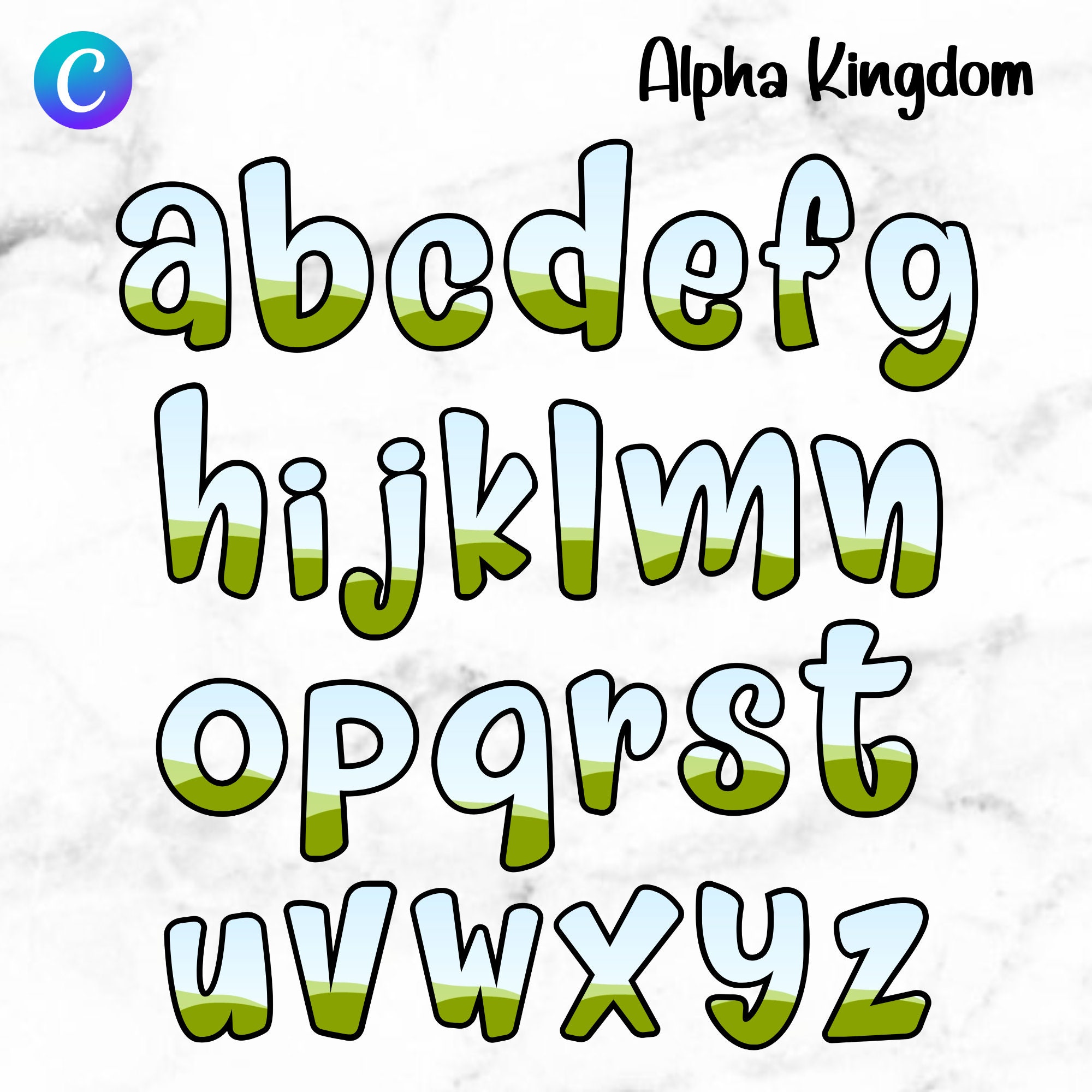 Canva Frame Letters, Drag and Drop Template, Soda Pop Letters, Alphabet ...