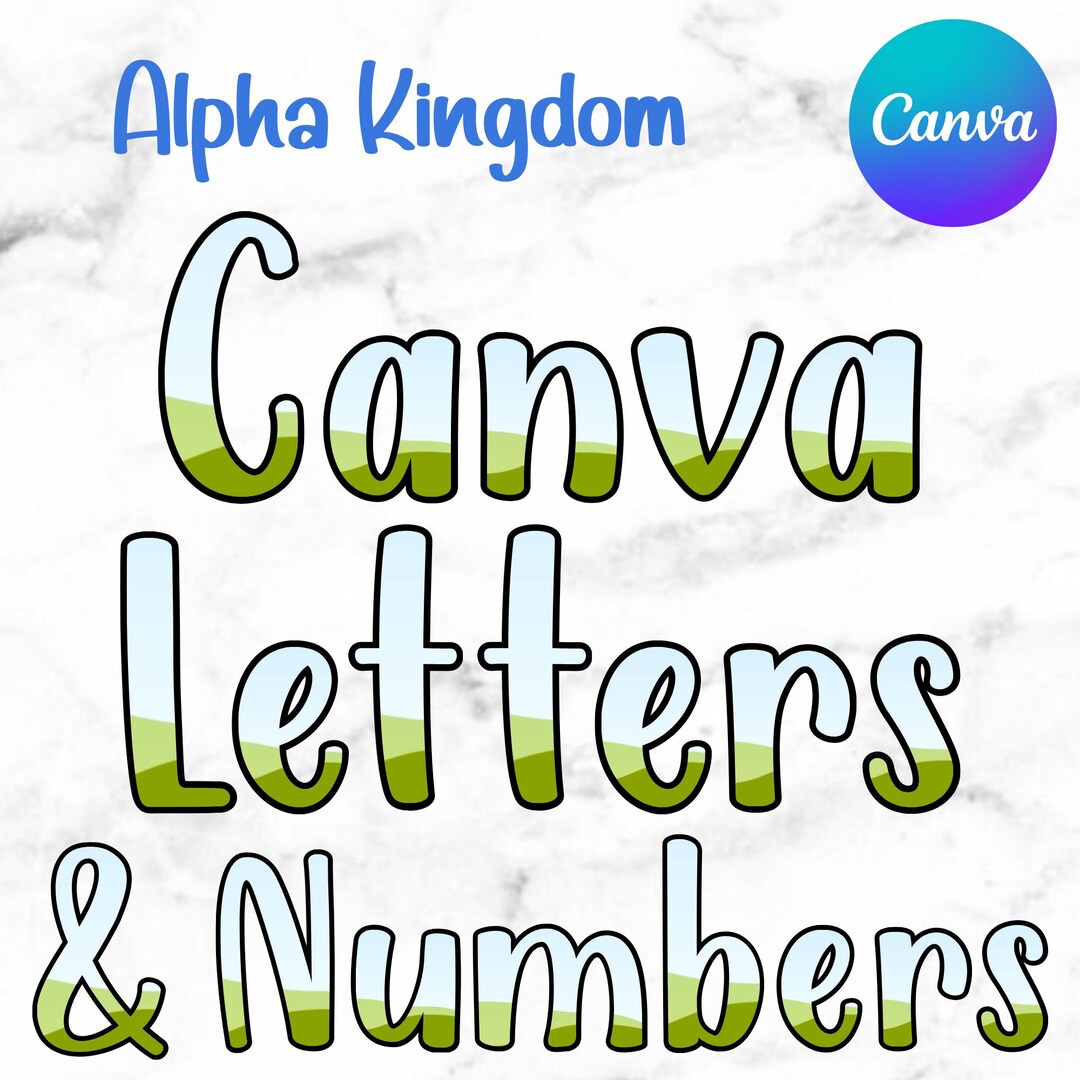 Canva Frame Letters, Drag & Drop Template, Line Jack Letters, Alphabet ...