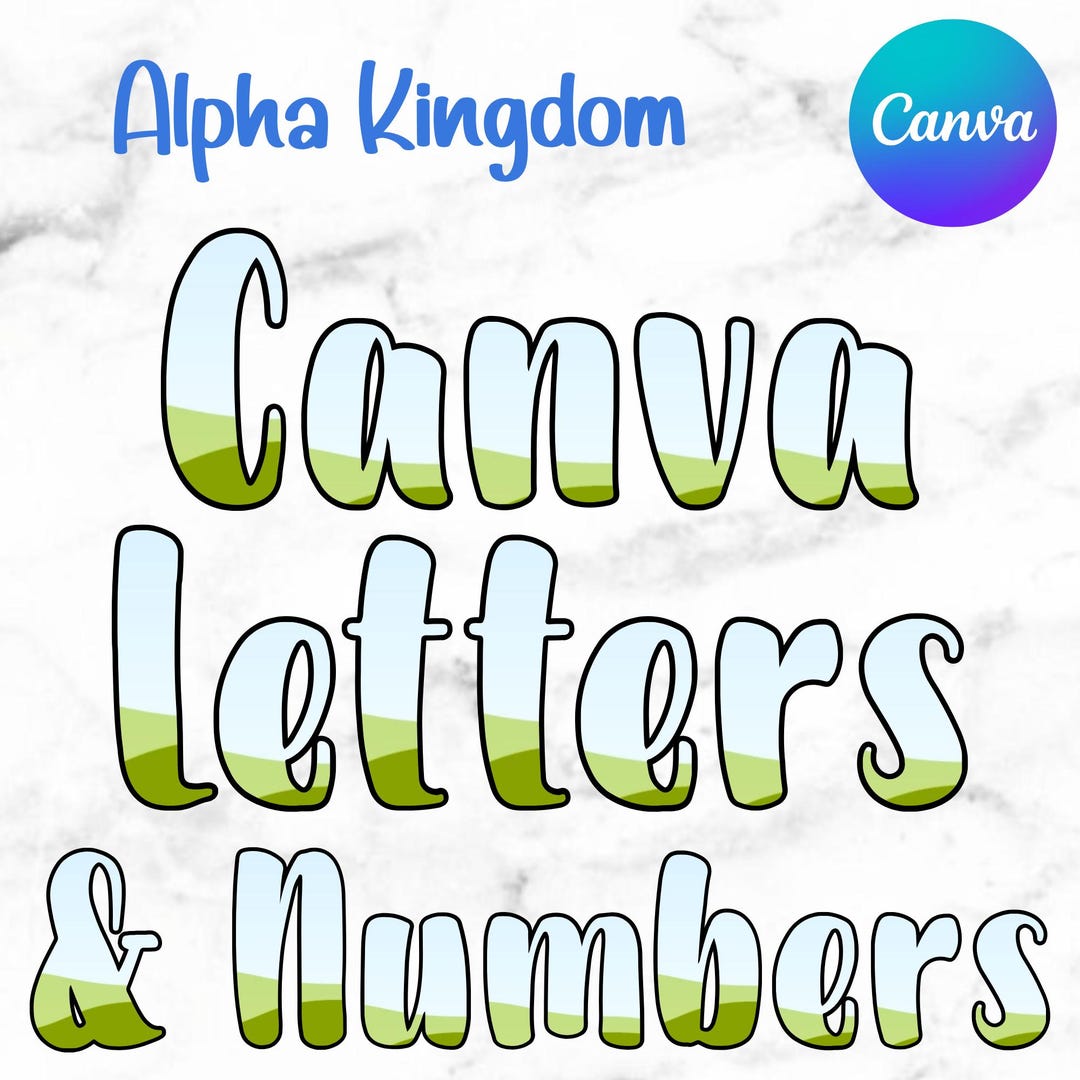Canva Frame Letters, Drag & Drop Template, Apple Pie Letters, Alphabet ...