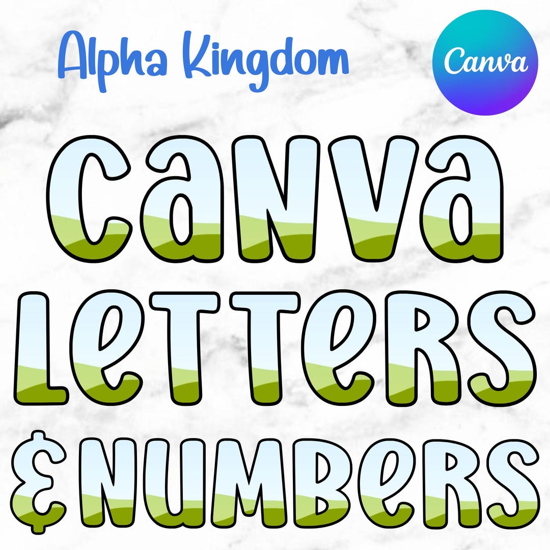 Canva Frame Letters, Drag & Drop Template, Hope Week Letters, Alphabet ...
