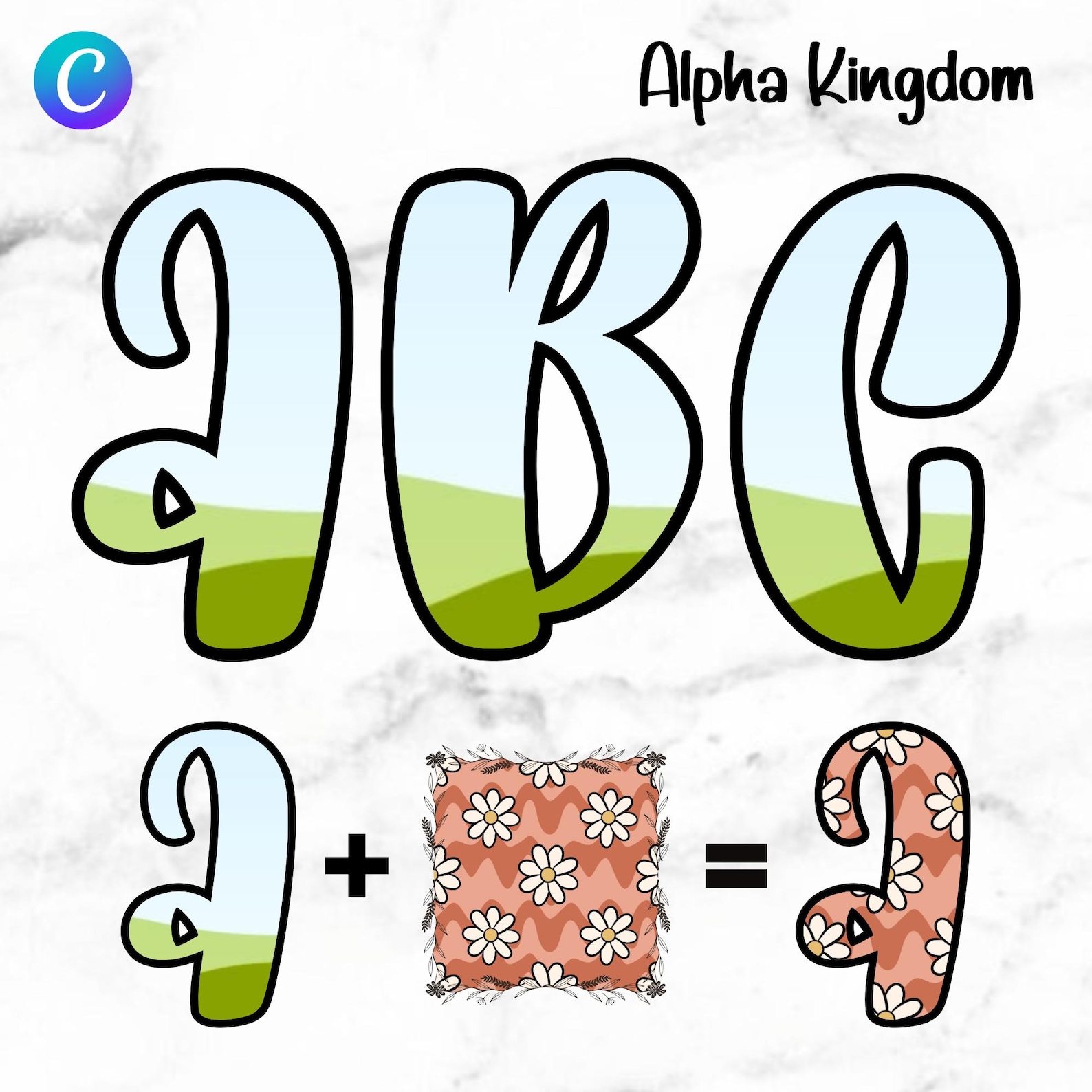 Canva Frame Letters, Drag and Drop Template, Maria Grant Letters ...