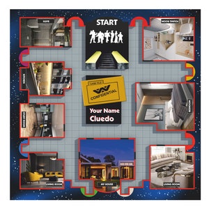 Custom Clue Board Game, Personalized Detective Mystery, Family ...