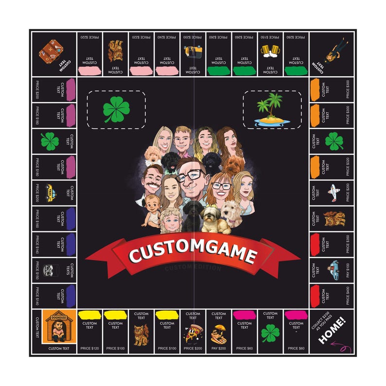 Personalized Game Board, Couples Gift - Etsy