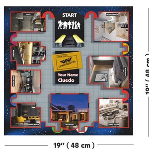 Custom Clue Board Game, Personalized Detective Mystery, Family ...