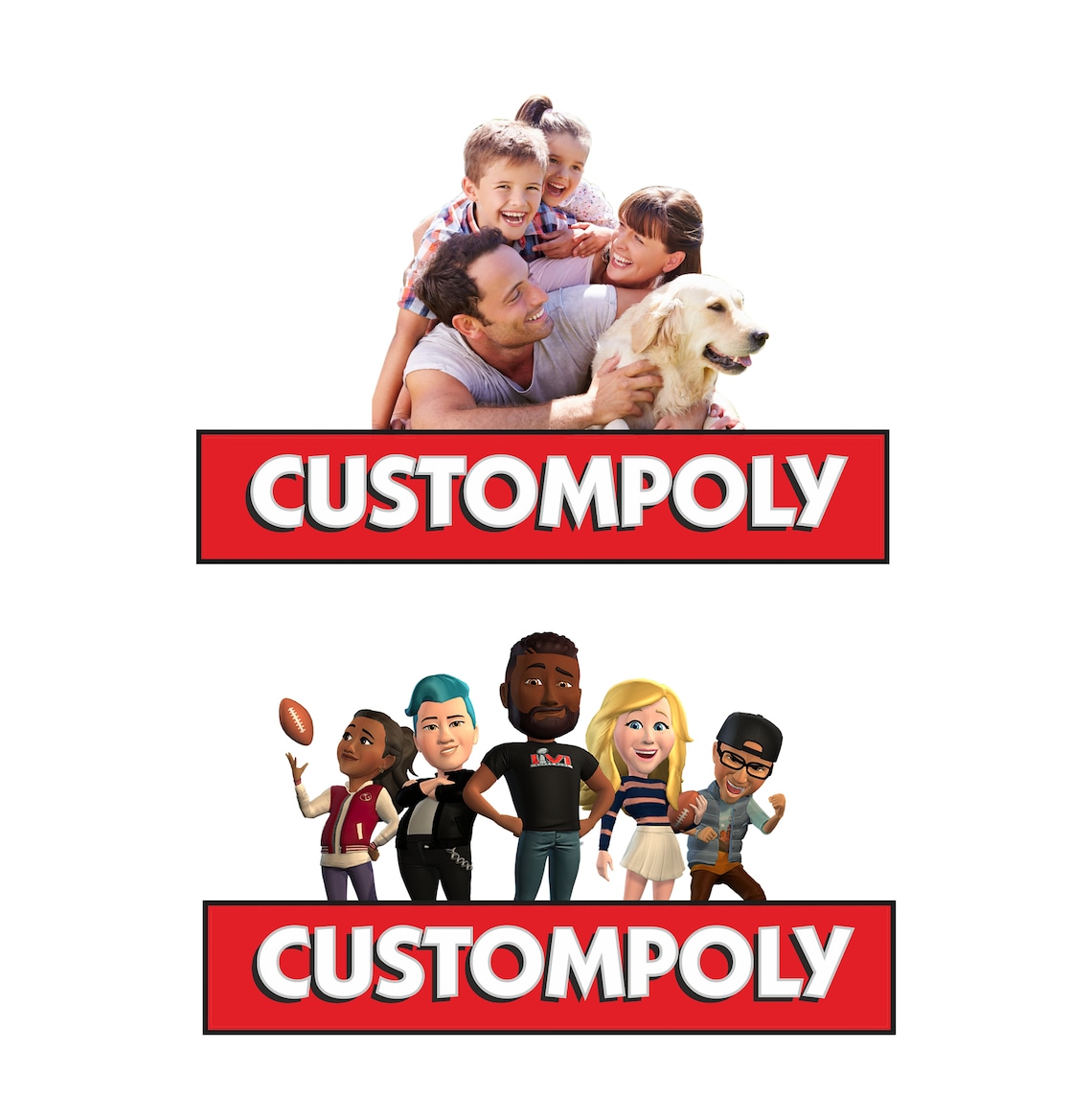 Custompoly Board Game Complete Game: Customized Gift, Personalized ...