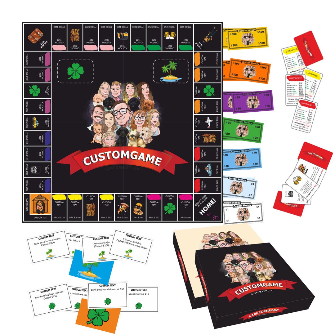 Personalized Game Board, Couples Gift - Etsy