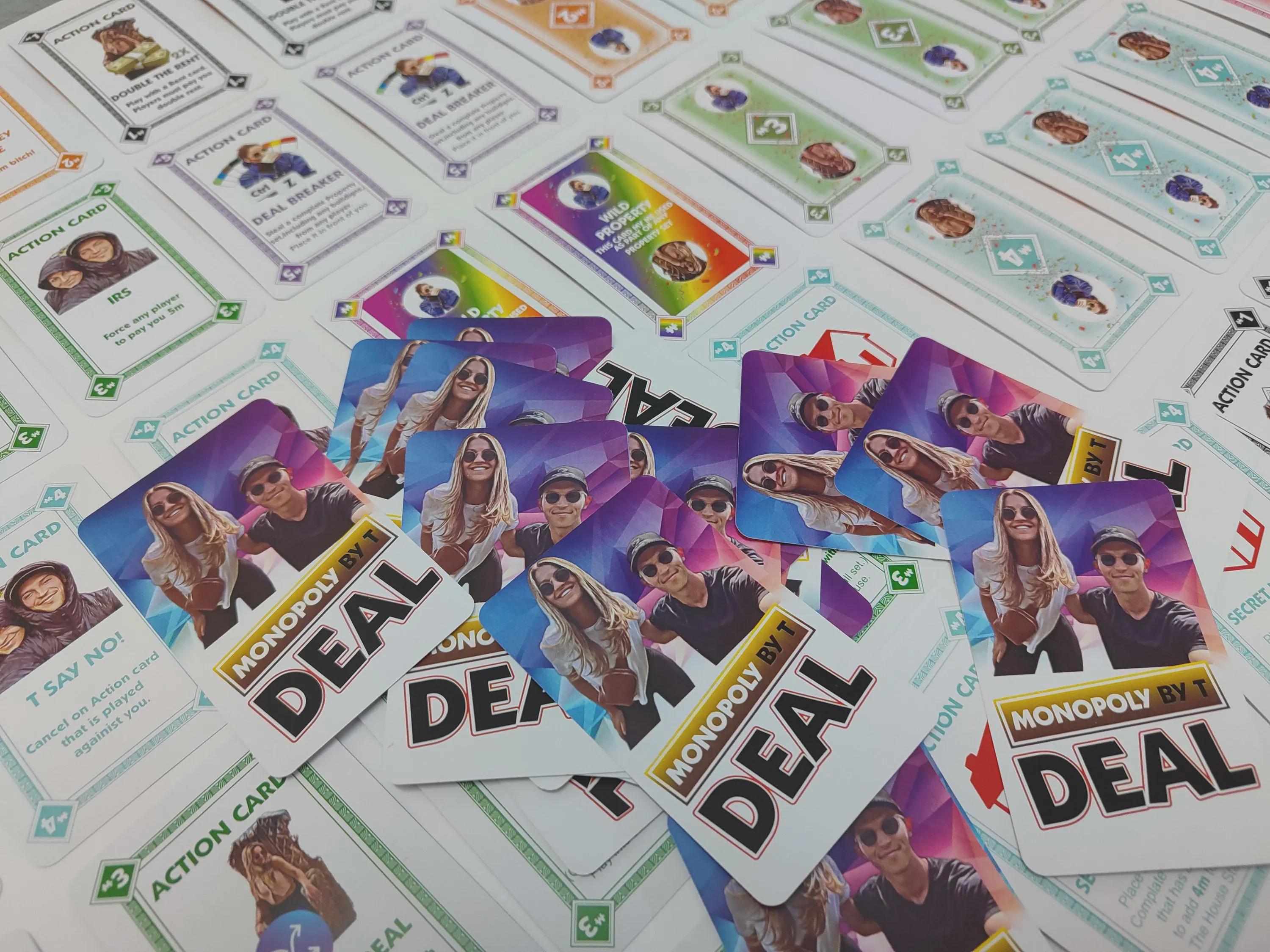 Custom Deal Card Game: Personalized Family Keepsake, Anniversary Gift ...
