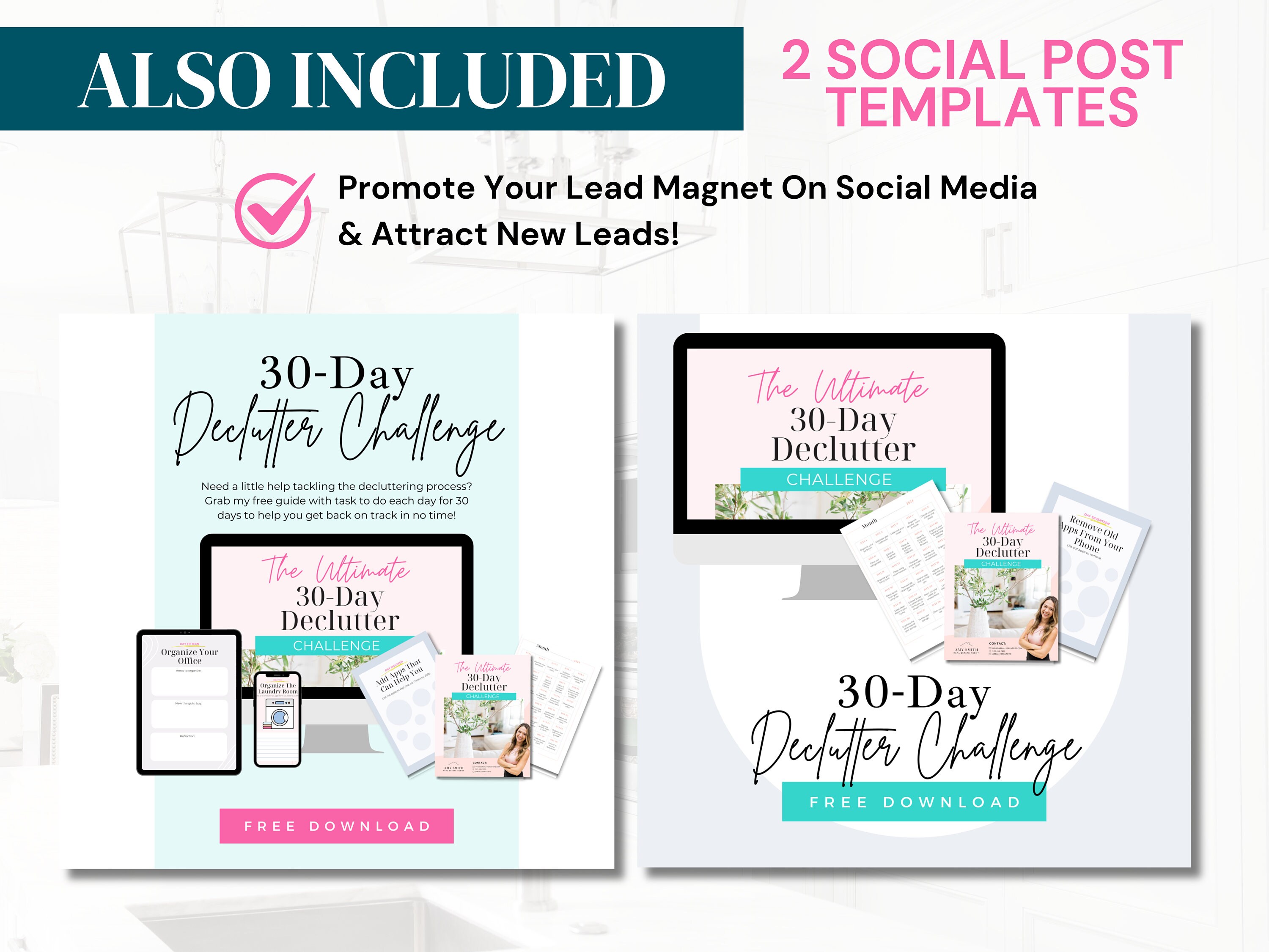 Spring Lead Magnet | Pop by Idea | Realtor Marketing | Canva Templates ...