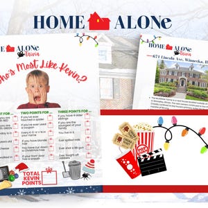 HOME ALONE Movie Night Trivia, Classic Christmas Movie, Family Fun, PDF ...