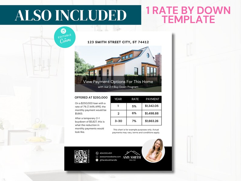 New Listing Marketing Flyer | Canva Templates | Real Estate Marketing ...