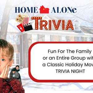 HOME ALONE Movie Night Trivia, Classic Christmas Movie, Family Fun, PDF ...
