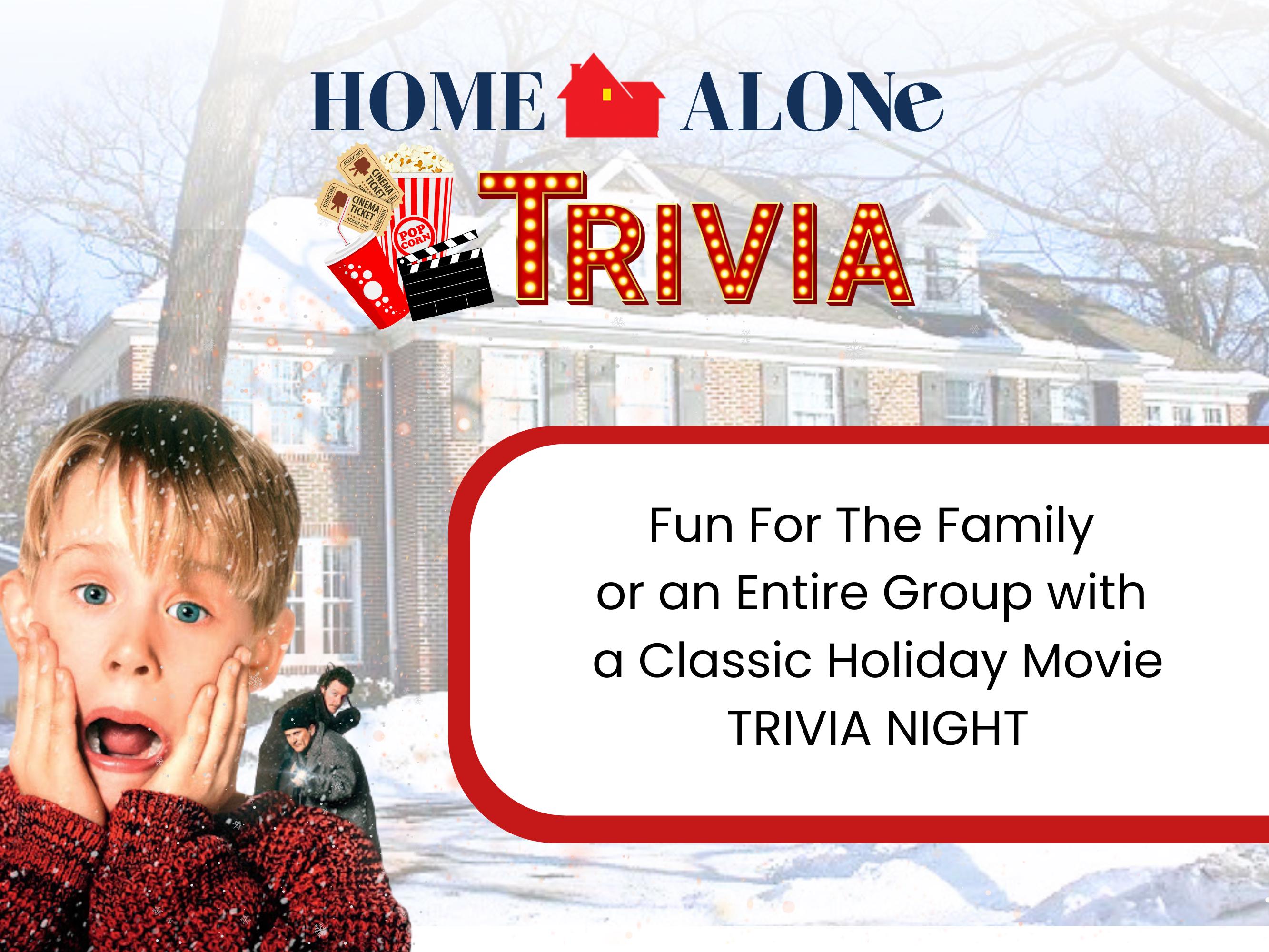 HOME ALONE Movie Night Trivia, Classic Christmas Movie, Family Fun, PDF ...