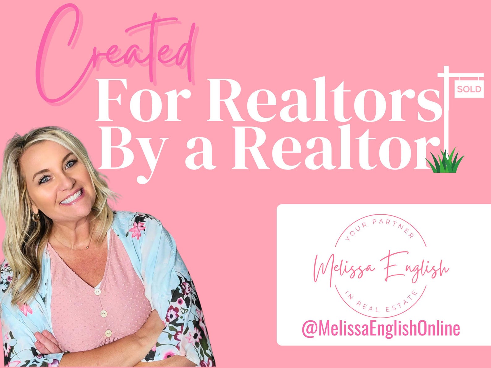 April Realtor Pop by Tags: Easter & Spring Marketing (canva, Printable ...