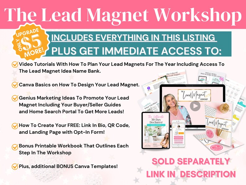 Spring Lead Magnet Pop by Idea Realtor Marketing Canva Templates Real ...
