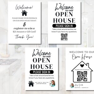 Open House Welcome Sign | Real Estate Marketing | Lead Generating ...