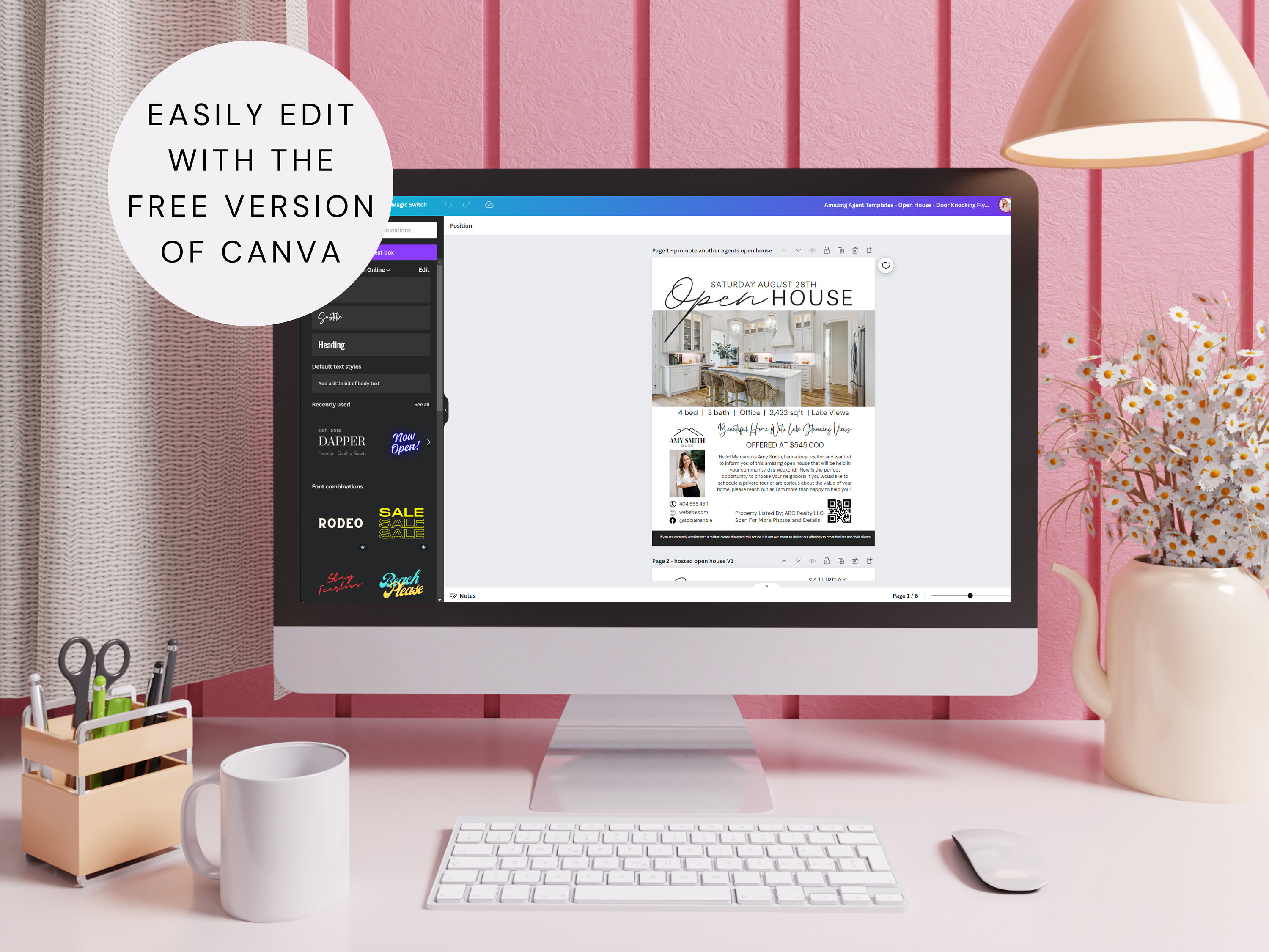 Open House Kids Activity Sheet Real Estate Marketing Lead Generating ...