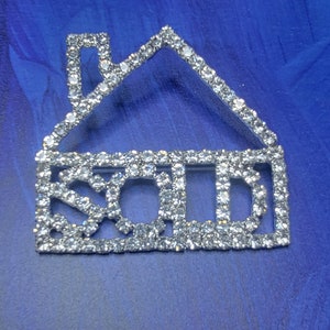 Sold House Rhinestone Pin Realtor Brooch Gifts for Real Estate Agents ...