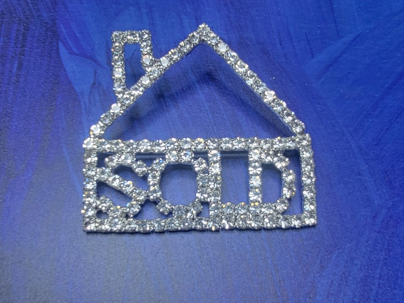 Sold House Rhinestone Pin Realtor Brooch Gifts for Real Estate Agents ...