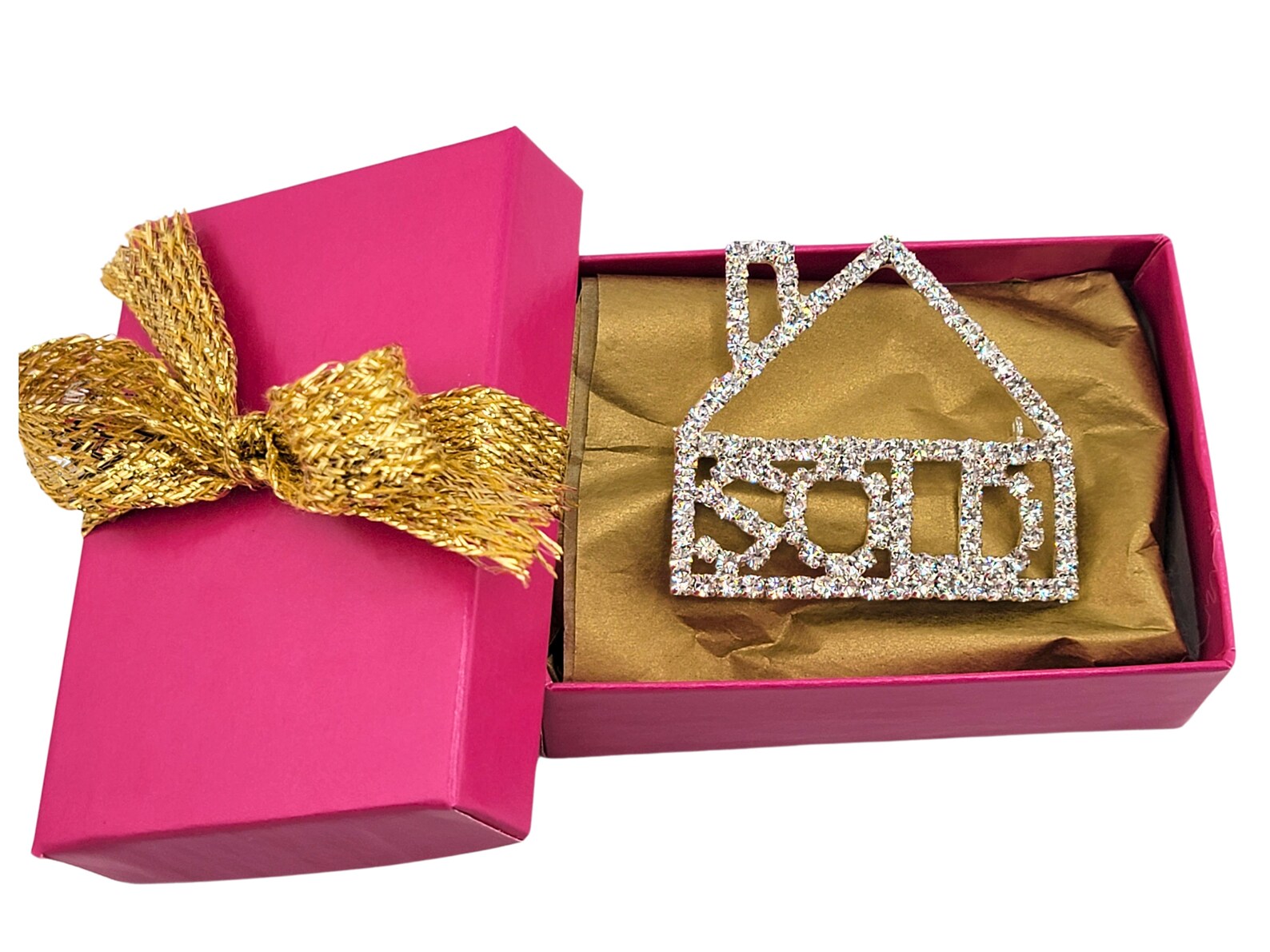Sold House Rhinestone Pin Realtor Brooch Gifts for Real Estate Agents ...
