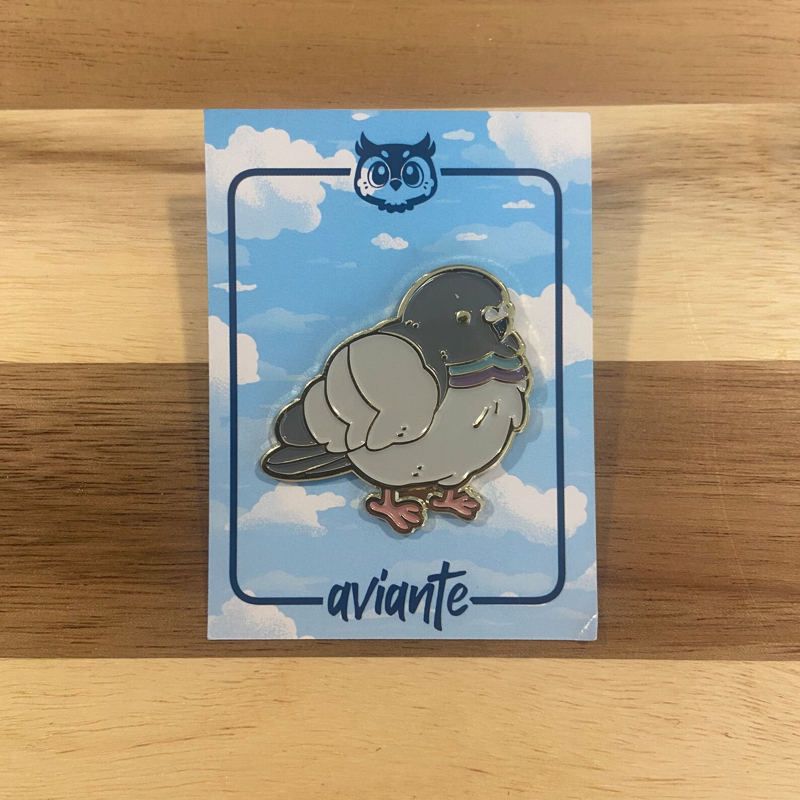Pigeon Enamel Pin ! Lapel Pin Bird Pin Cute Gold Plated Brooch - Etsy