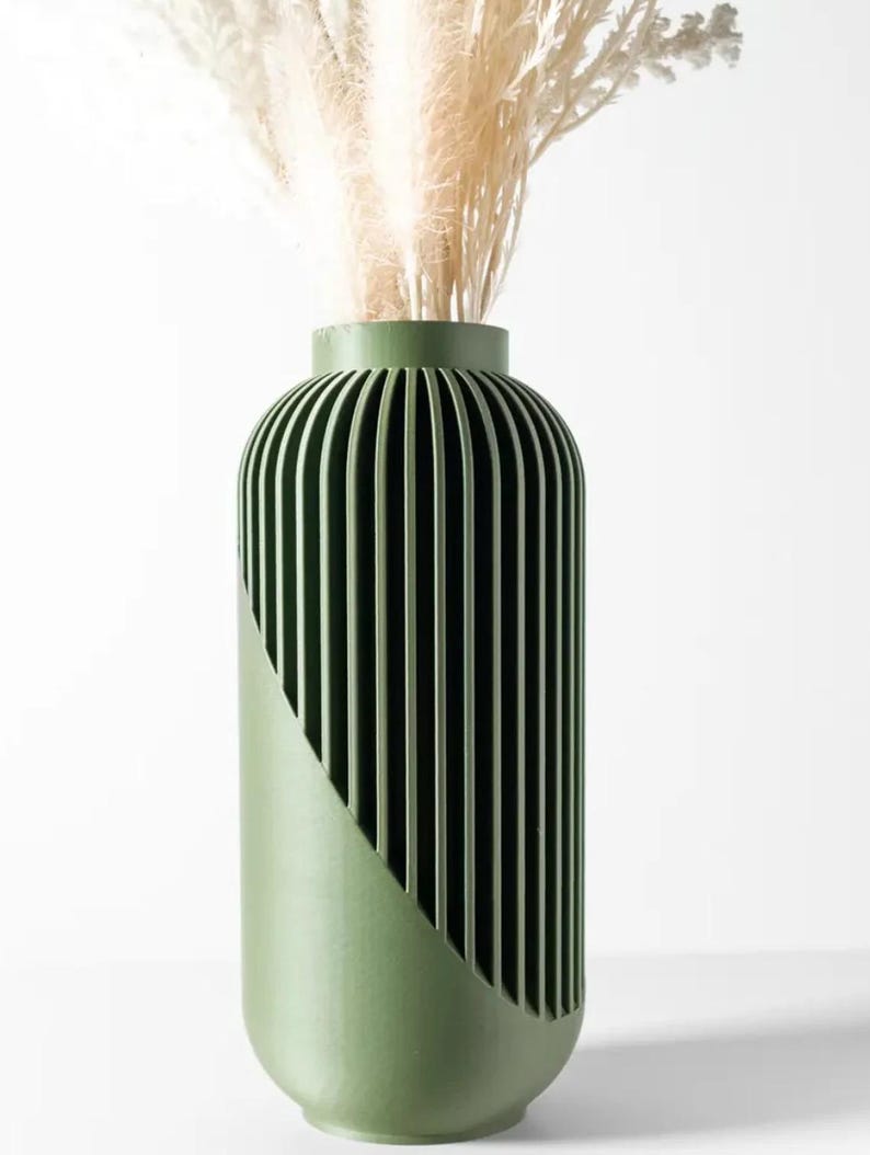 3D Printed Vase Custom Color and Size Yao - Etsy