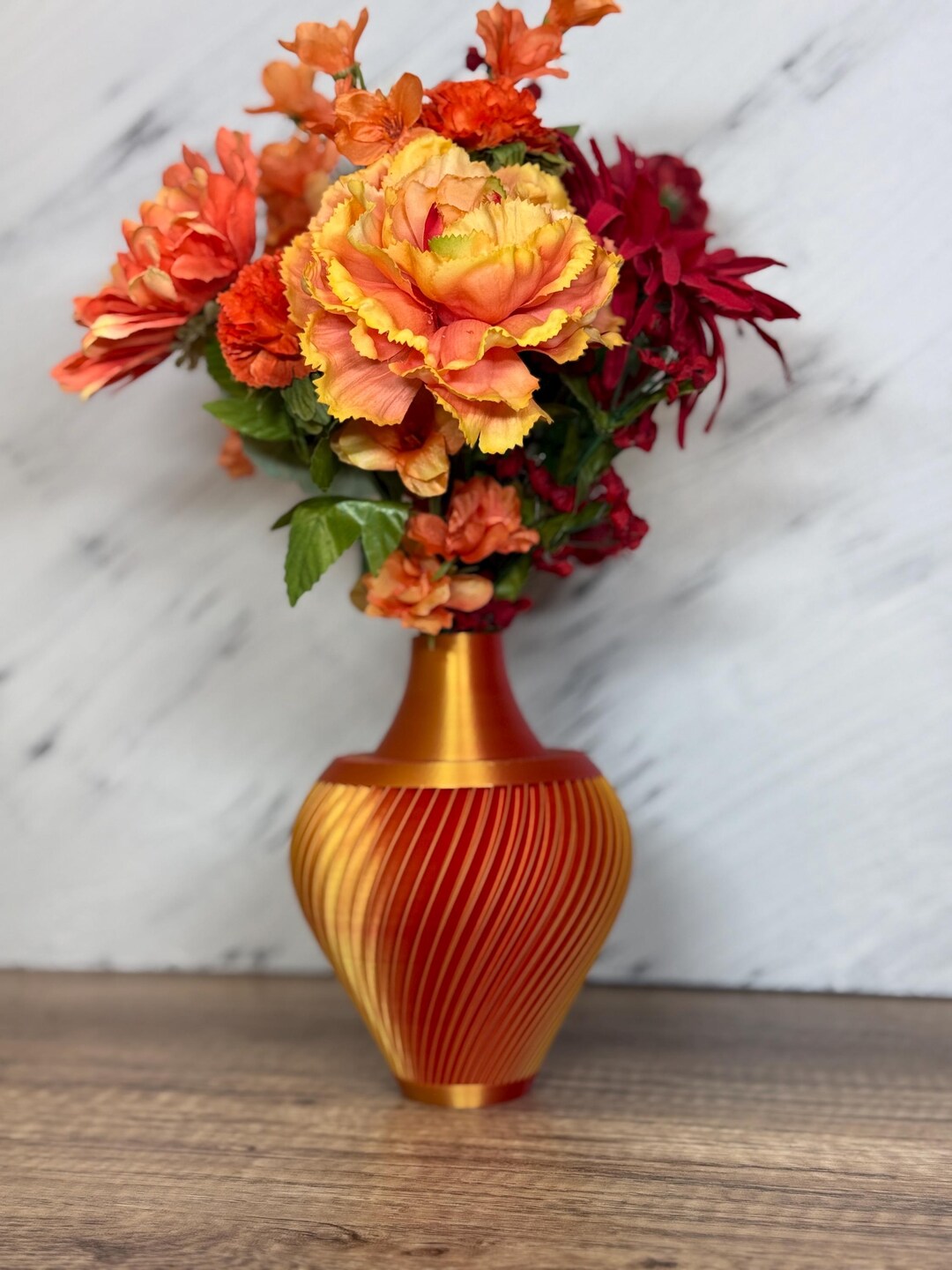 3D Printed Vase Custom Color and Size Kumo - Etsy
