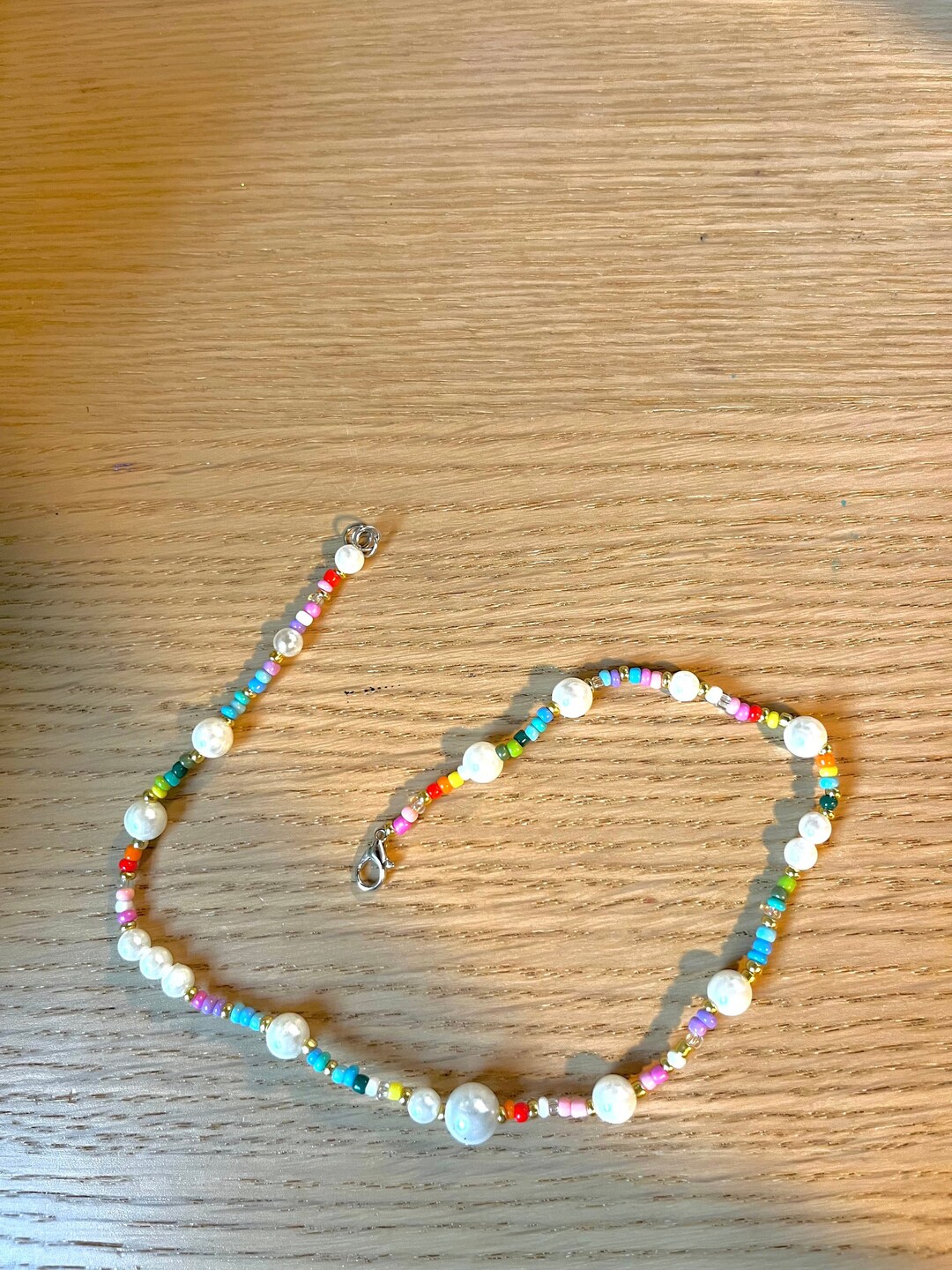 Preppy Rainbow Necklace - Etsy