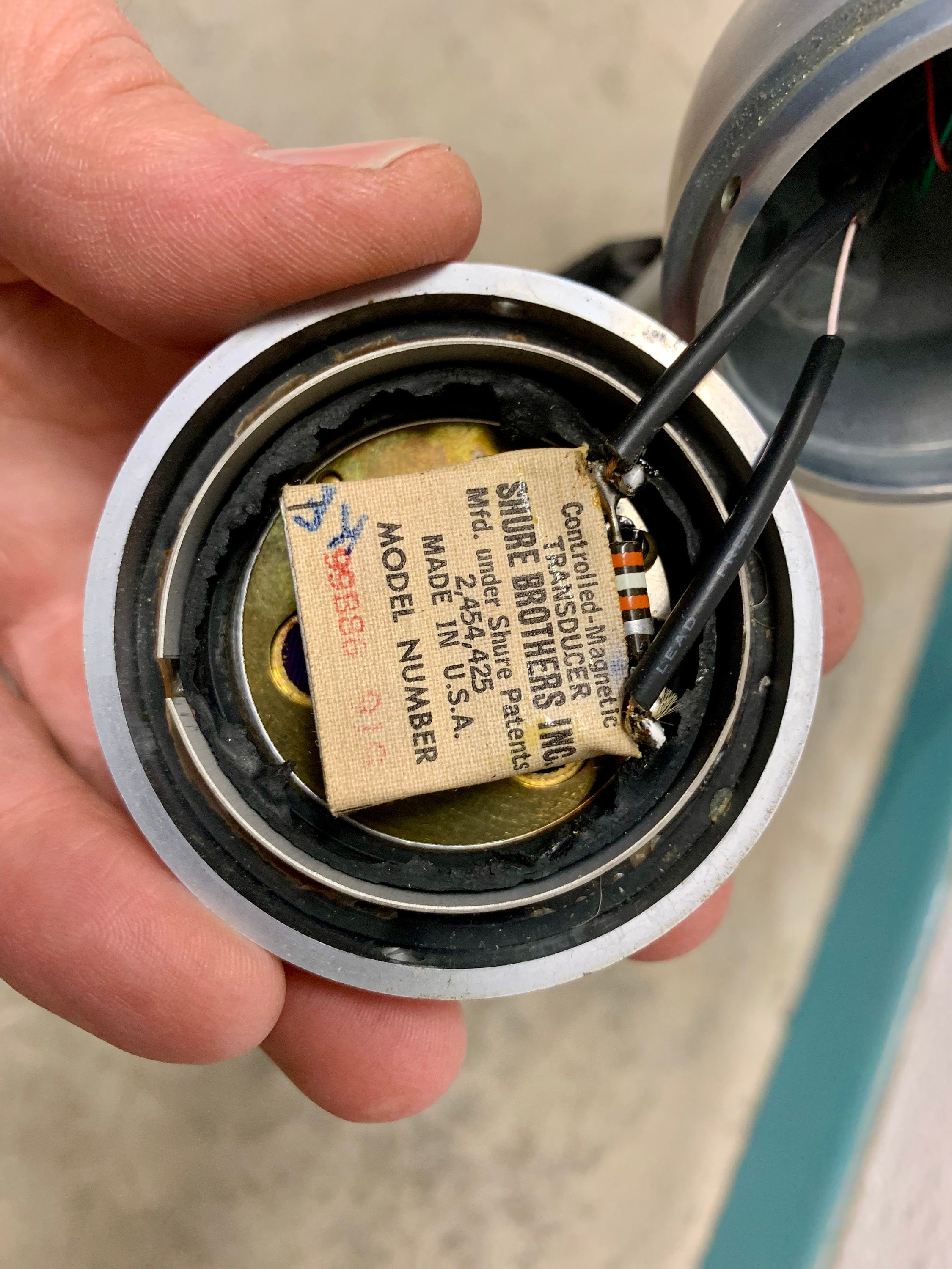 Vintage 1950's SHURE 520 Microphone, W/handle, Base & 6' Cable - Etsy