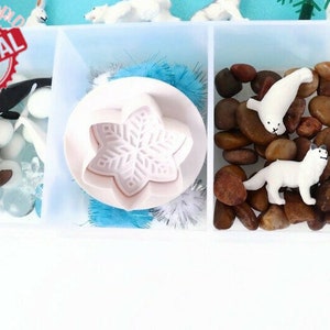 Arctic Play Dough Kit, Arctic Animals Playdough Kit, Winter Play Dough ...