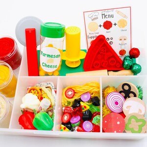 Wooden Pizza Play Dough Kit, Playdough Kit, Play Dough Kit, Pizza ...