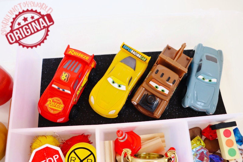 Cars Play Dough Kit, Play Dough Kit, Playdough Sensory Kit, Cars ...