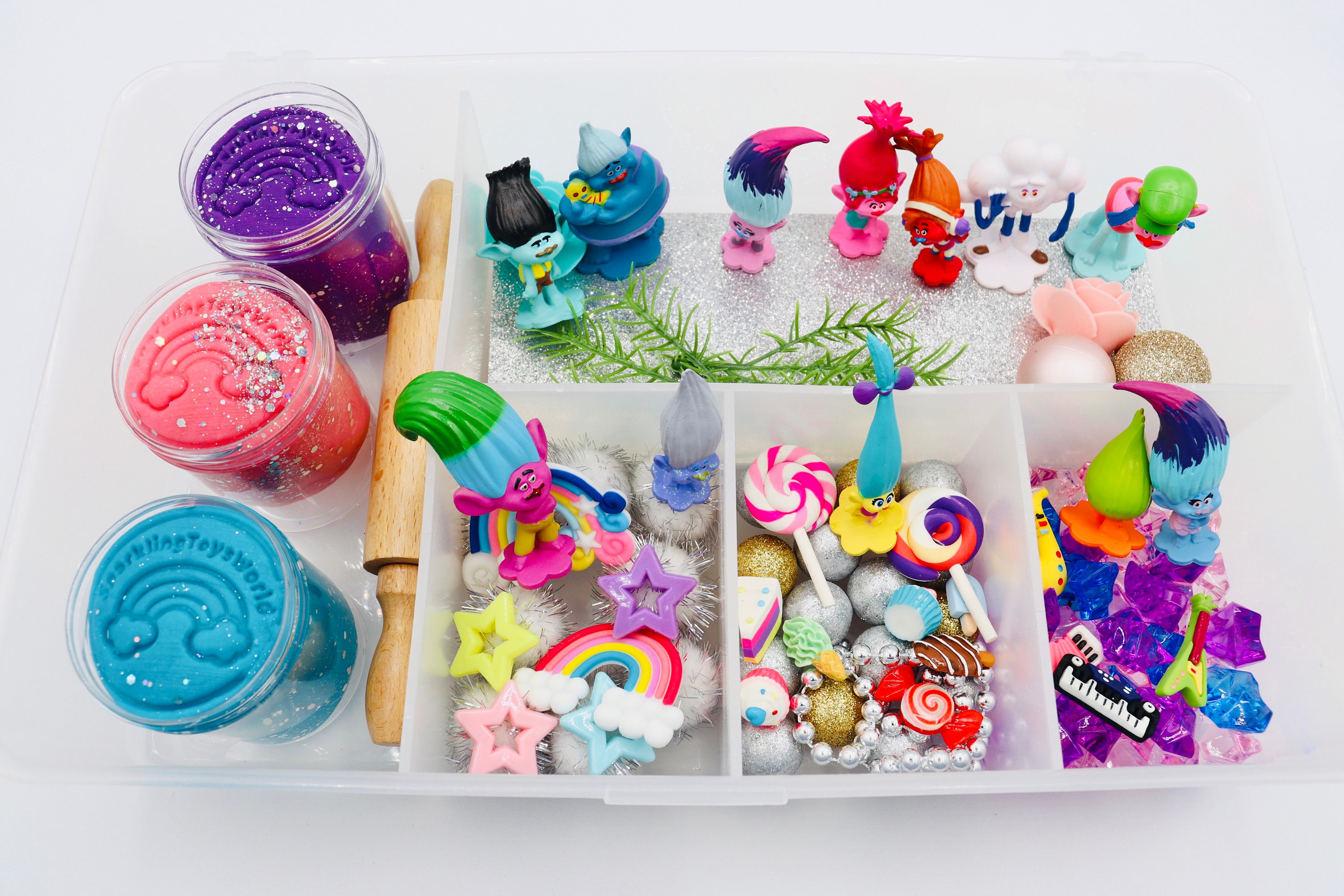 Trolls Playdough Kit, Trolls Sensory Kit, Playdough Sensory Kit ...