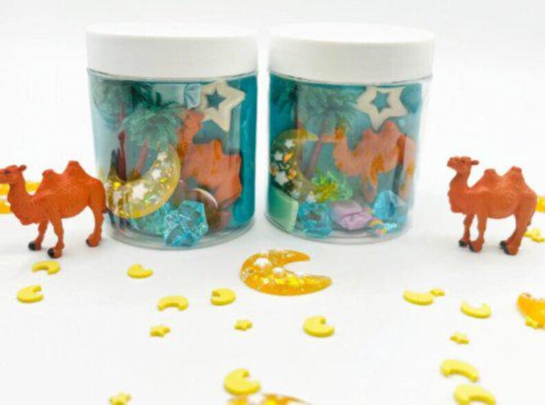 Ramadan Playdough Jar ,sensory Jars, Eid Gift,party Favors, Ramadan ...