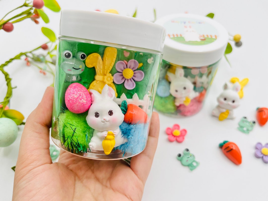 Easter Playdough Kit, Easter Playdough Jars Party Favors, Playdoh Kits ...