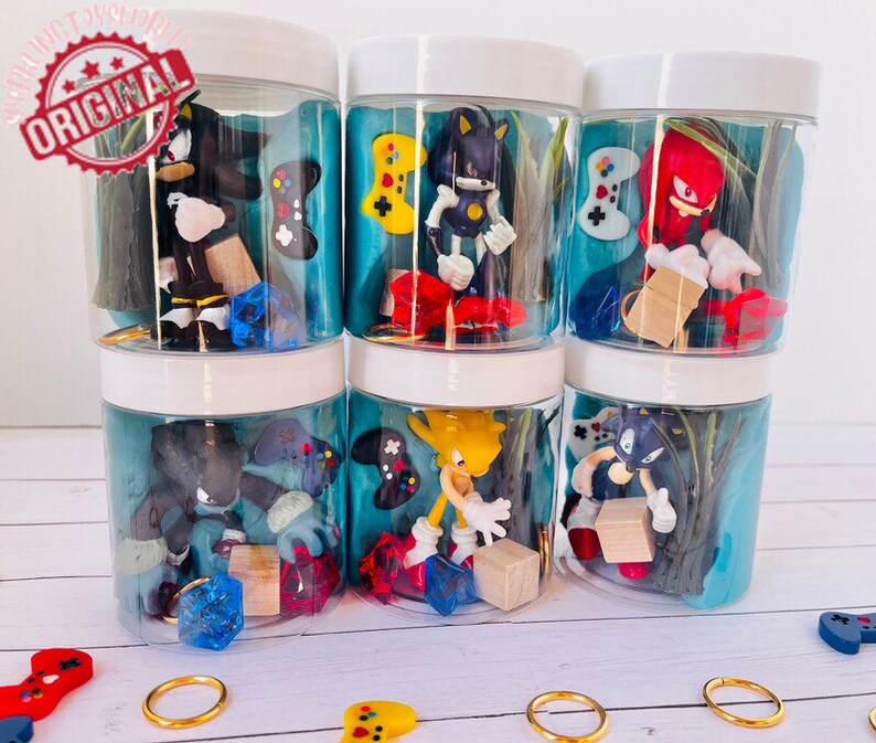Play Dough Party Favors, Play Doh Sensory Jars, Kids Birthday Gift ...