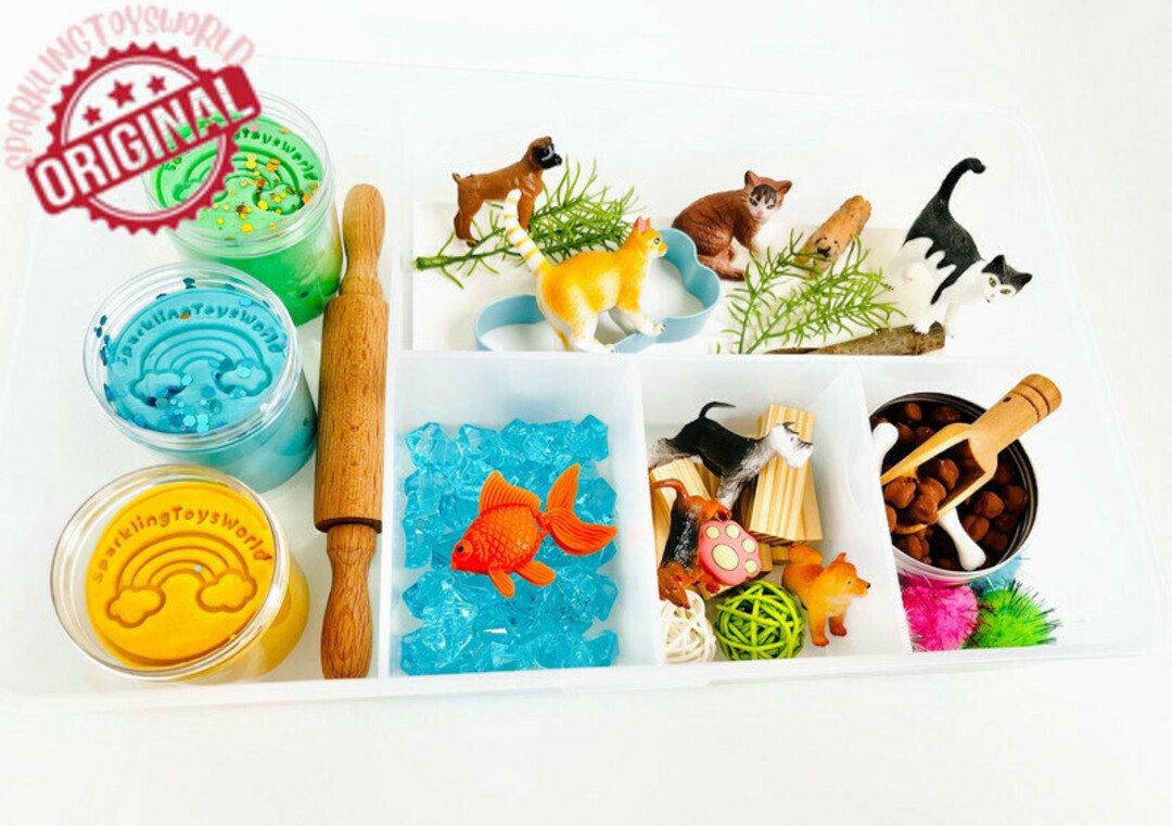 Play Dough Kit, Pet Sensory Kit, Sensory Kit for Kids, Play Dough Kit ...
