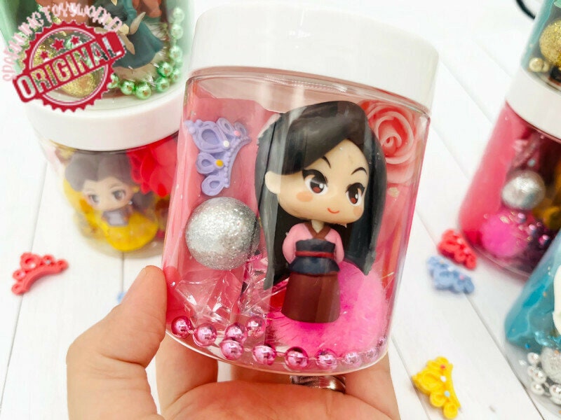 Inspired Princess Playdough Jar, Playdough Jars, Playdough Sensory Kit ...