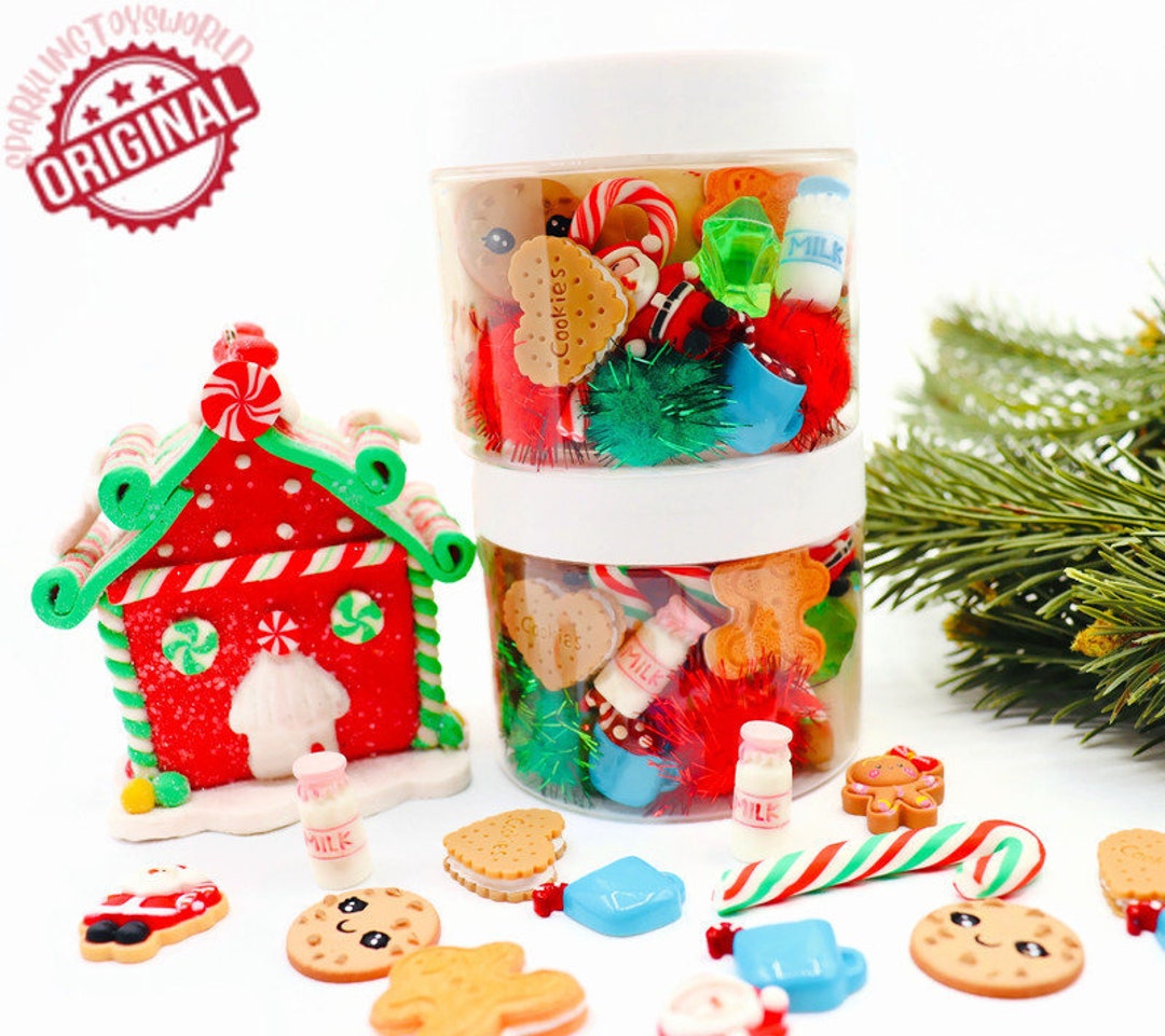 Santa Christmas Cookie Play Dough Jar Christmas Playdough - Etsy