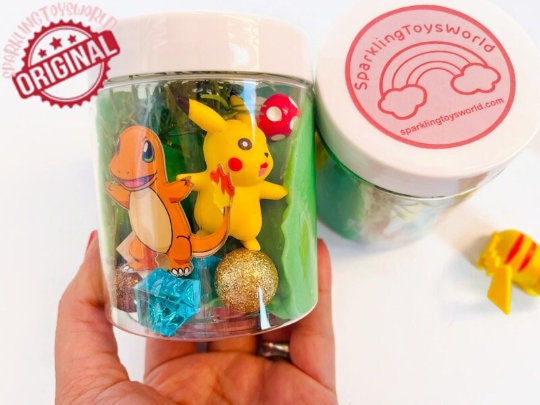 Pokémon Playdough Jar, Playdough Jars, Play Dough Sensory Kit ...