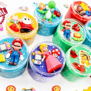 Mario Party Favors, Inspired Mario Playdough Kit, Play Dough Jar ...