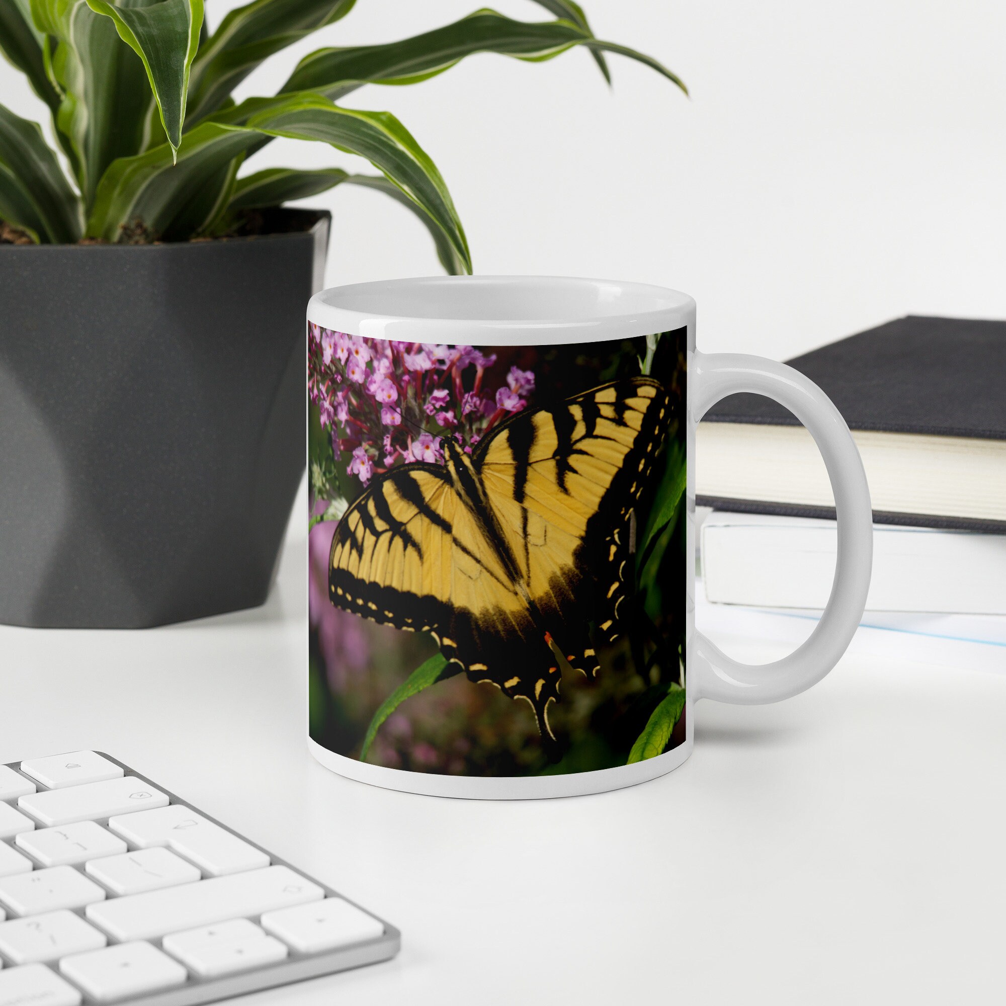 Eastern Tiger Swallowtail Mug Butterfly Coffee Mug Butterfly Photo Mug ...
