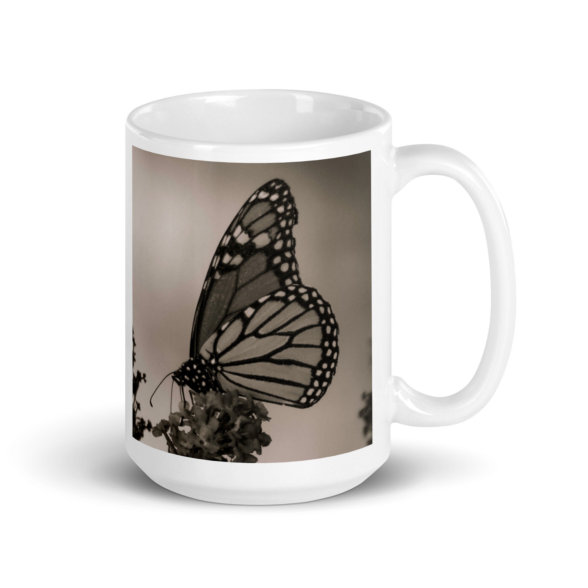 Monarch Butterfly Mug Butterfly Coffee Mug Butterfly Photo Mug ...