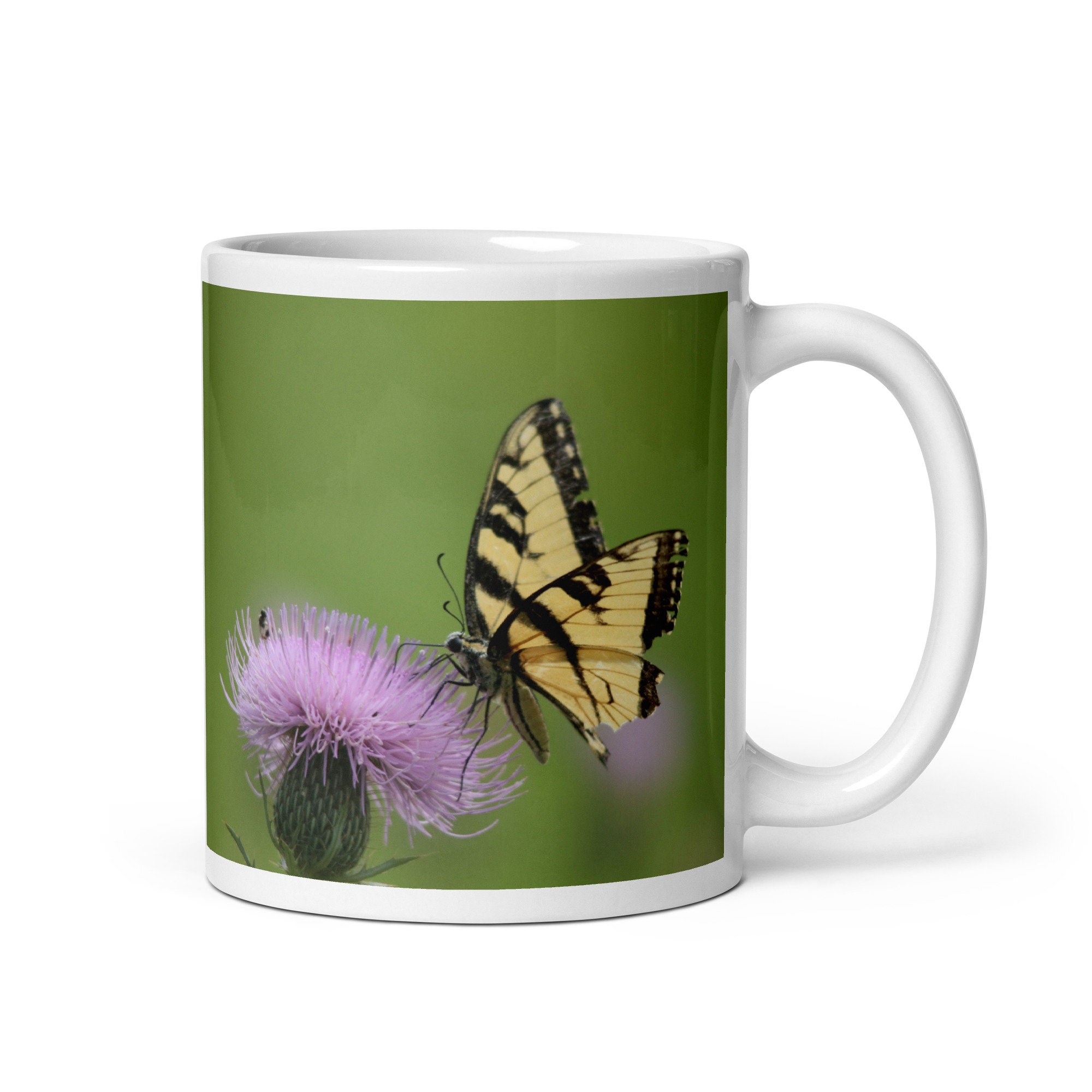 Eastern Tiger Swallowtail Mug Butterfly Coffee Mug Butterfly Photo Mug ...