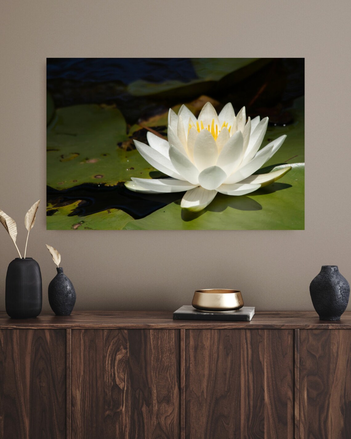 Water Lily Flower Print | Water Lily Wall Art | Flower Photo | Floral ...