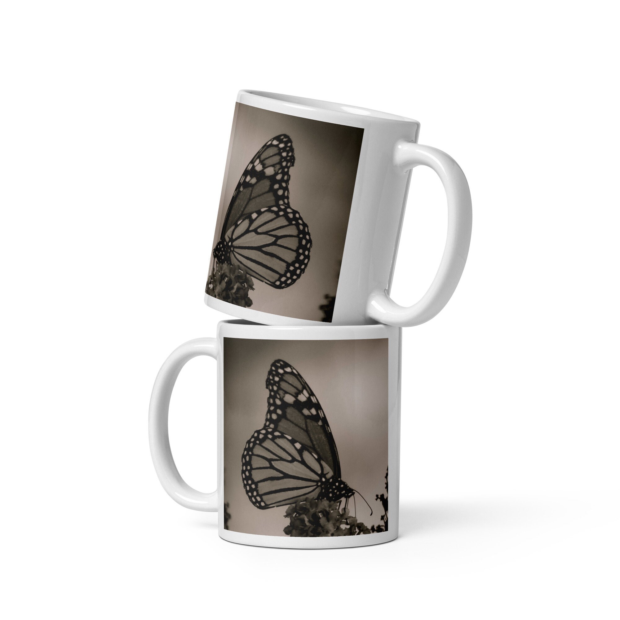 Monarch Butterfly Mug Butterfly Coffee Mug Butterfly Photo Mug ...