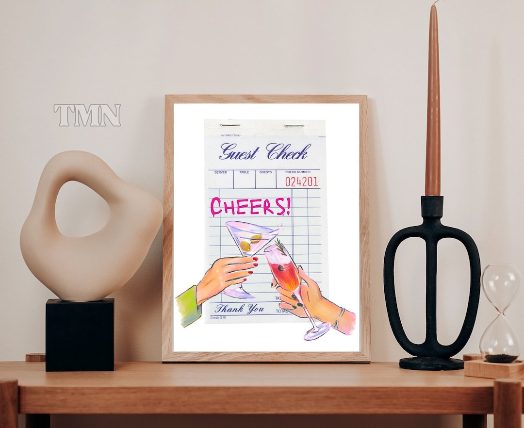 Trendy Art Print, Wall Art, Apartment Art, Receipt Art, Decor Wall Art ...