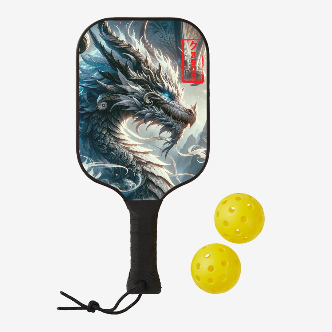 Japandi Dragon Fury Pickleball Paddles Trending Now - Etsy