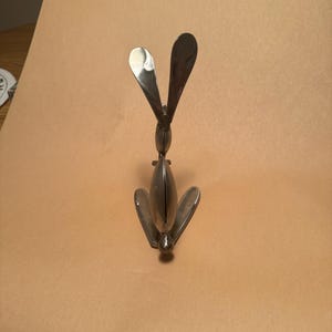 Silverware Metal Rabbit, Metal Art - Etsy